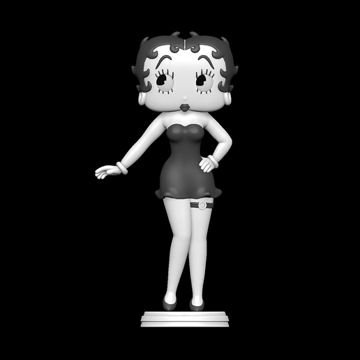 ♀️ Betty Boop・ 3D File for 3D printing・Cults