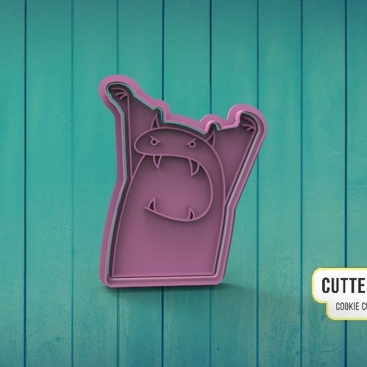 Archivo STL Flork Diablo Devil Flork Cookie Cutter M3 😈 ・Modelo de ...