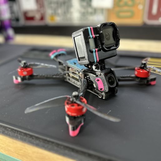 📷 DJI O4 Air Unit - Camera Mount - Vannystyle Pro・Free 3MF File for 3D ...