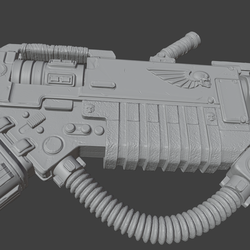 🛰 Multi-melta - Space Marine・ STL File for 3D printing・Cults