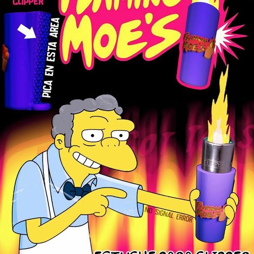 🔥 Flaming moe Clipper case・Free 3D File for ・Cults