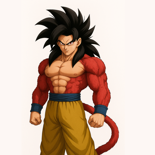 🎲 SSJ4・ STL File for 3D printing・Cults