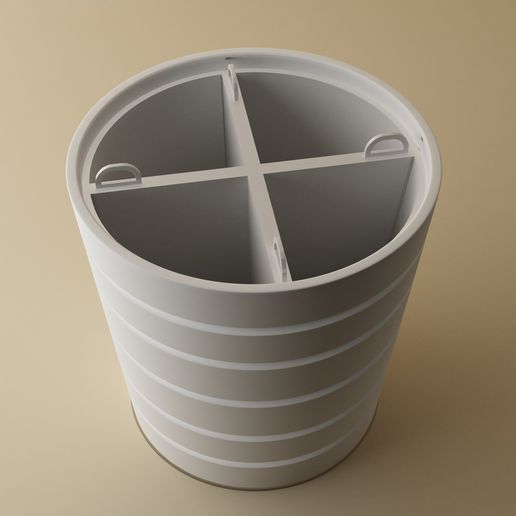 ♻️ Zafacon for recycling・Kostenlos STL Datei für ・Cults