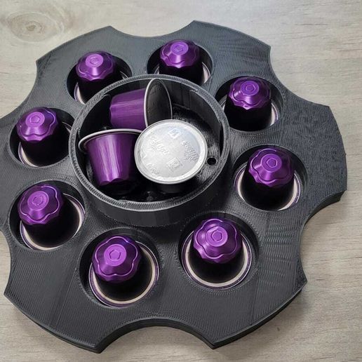 STL file Nespresso Capsule Display ☕ ・3D printing idea to download・Cults