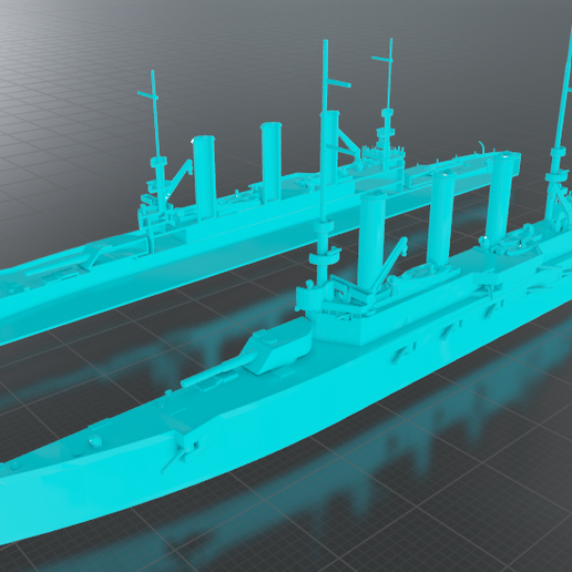 🚢 USS MAINE BB10 ship model・ STL File for 3D printing・Cults