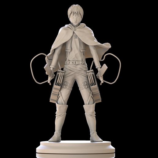 🇯🇵 Eren "Attack of the Titans".・Free STL File for ・Cults