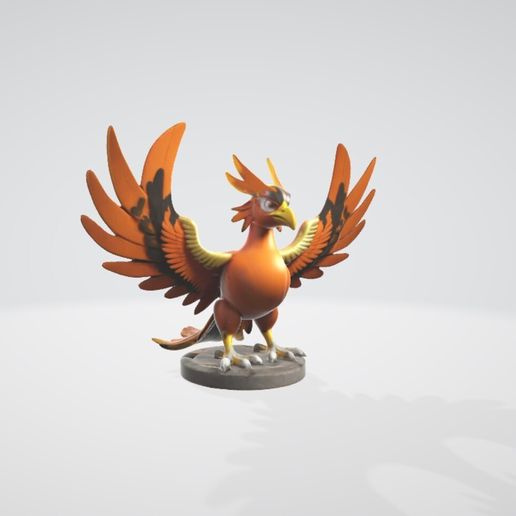 STL file Ho-oh 2 pokemon 🐉 ・3D printing design to download・Cults