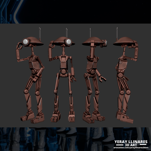 ⭐ Star Wars Pit Droid・ STL File for ・Cults