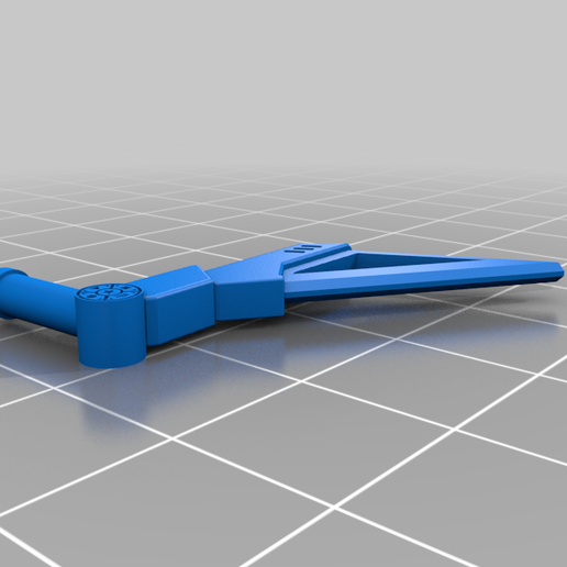 🔫 Blue Zeo Tonfa 1:12・Free 3D File for ・Cults