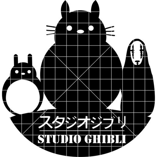 ⏺️ CHIBLI for laser cutting on vinyl record DXF file・ DXF File for CNC ...