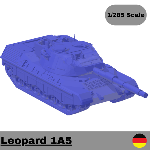 🐆 Leopard 1A5・Free STL File for 3D printing・Cults