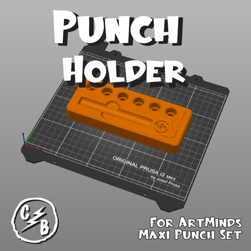 👊 Punch Tool Holder Maxi Punch Set by ArtMinds・Free STL File for 3D ...
