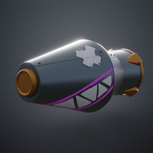 🚀 Arcane Jinx rocket container・Free 3D File for 3D printing・Cults