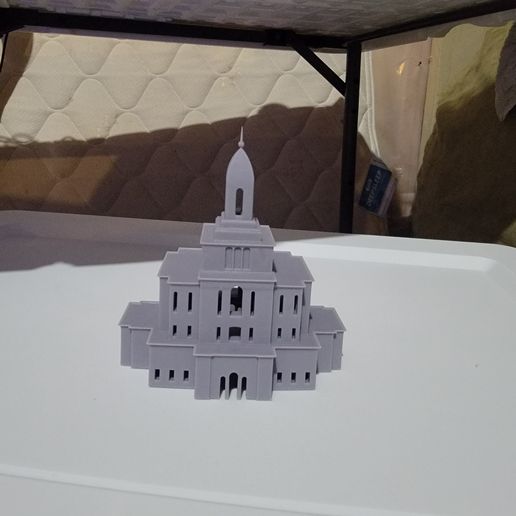🕍 LDS Deseret Temple・ STL File for 3D printing・Cults