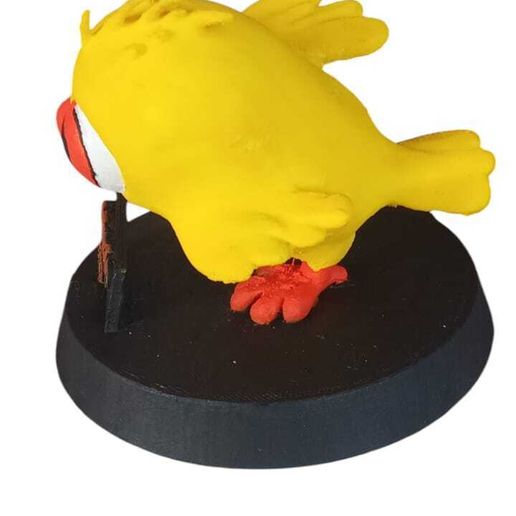 Archivo STL POLLITO PIO CON BASE Y NOMBRE 🎉 ・Objeto imprimible en 3D ...
