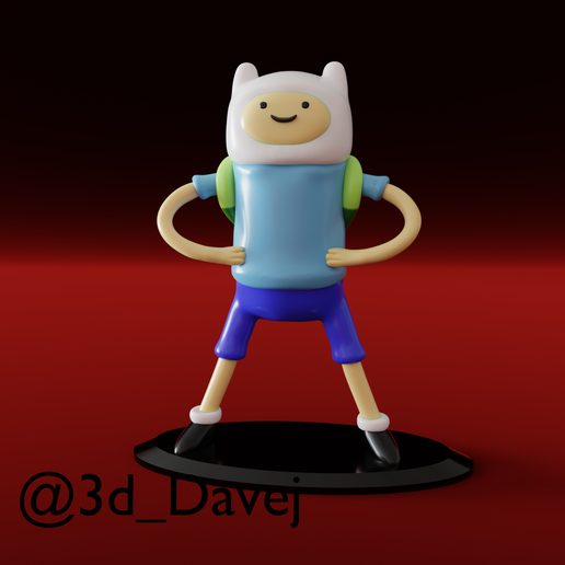 👾 Finn from adventure time・Free STL File for 3D printing・Cults