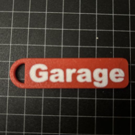 🗝️ Garage Keychain (multicolor)・3D Print with the Bambu Labs A1 3D ...