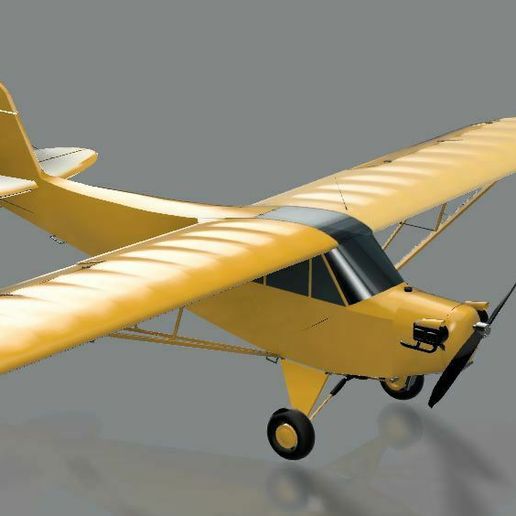 🛩️ J-3 Cub・ STL File for 3D printing・Cults