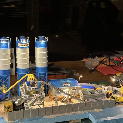 🧑‍🏭 HO Scale Concrete Factory・3D Print with the Creality Ender 3V3 3D ...