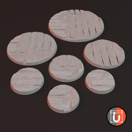 🎲 Trench Bases・Free 3D File for 3D printing・Cults