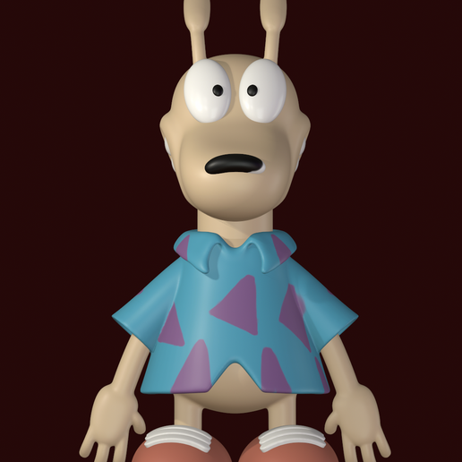🐇 Rocko - Rocko's modern life・Free STL File for 3D printing・Cults