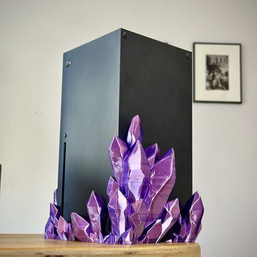 🎮 Xbox Crystal Decor Series X - Print-in-Place・ 3D File for ・Cults