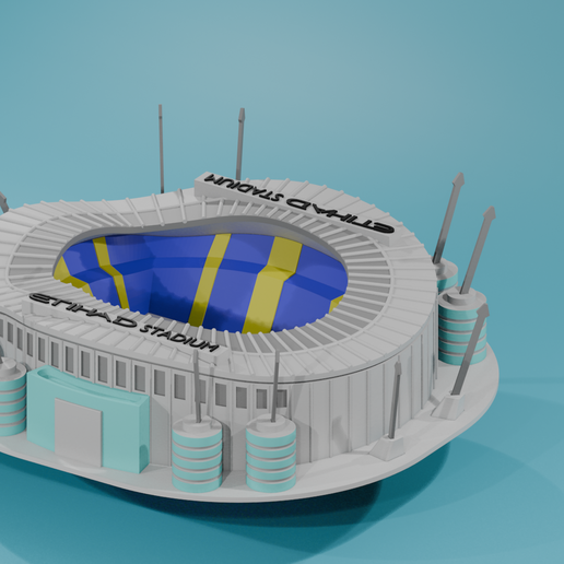 🏙️ Manchester city Etihad Stadium・ 3D File for 3D printing・Cults