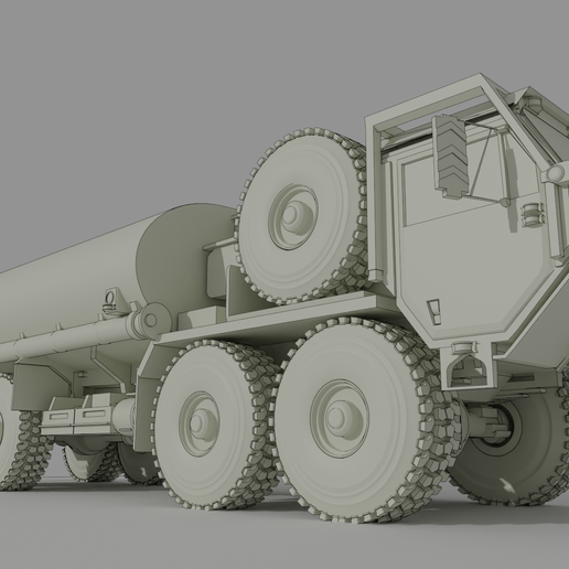 🛞 IDF M977 Oshkosh tanker 3D print model・ STL File for 3D printing・Cults
