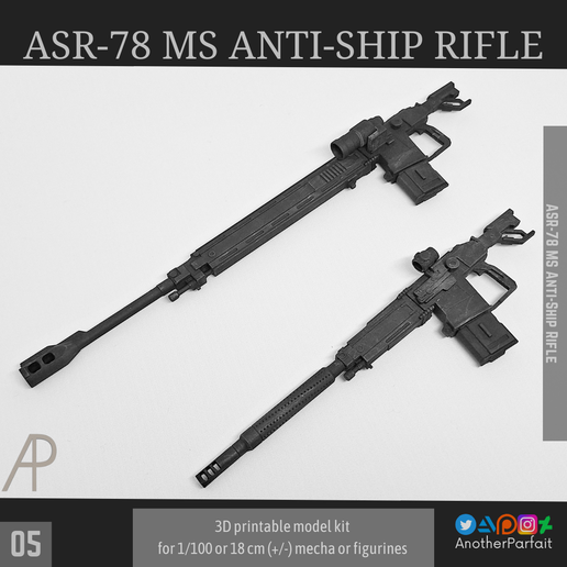 🔫 ASR-78 ANTI-SHIP RIFLE CUSTOMIZE WEAPON EQUIPMENT FOR GUNDAM / FRAME ...