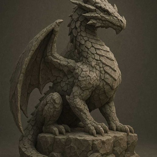 majestic-stone-dragon-sculpture-3d-stl-model-stl-file-for-3d