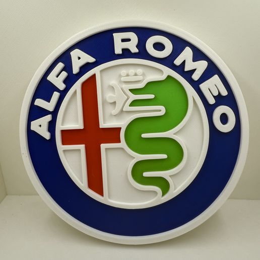 🚗 Alfa Romeo Logo・ STL File for 3D printing・Cults