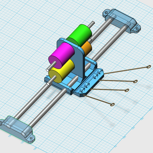 🧵 Thread Carriage For Rod Wrapping・Free STL File for ・Cults