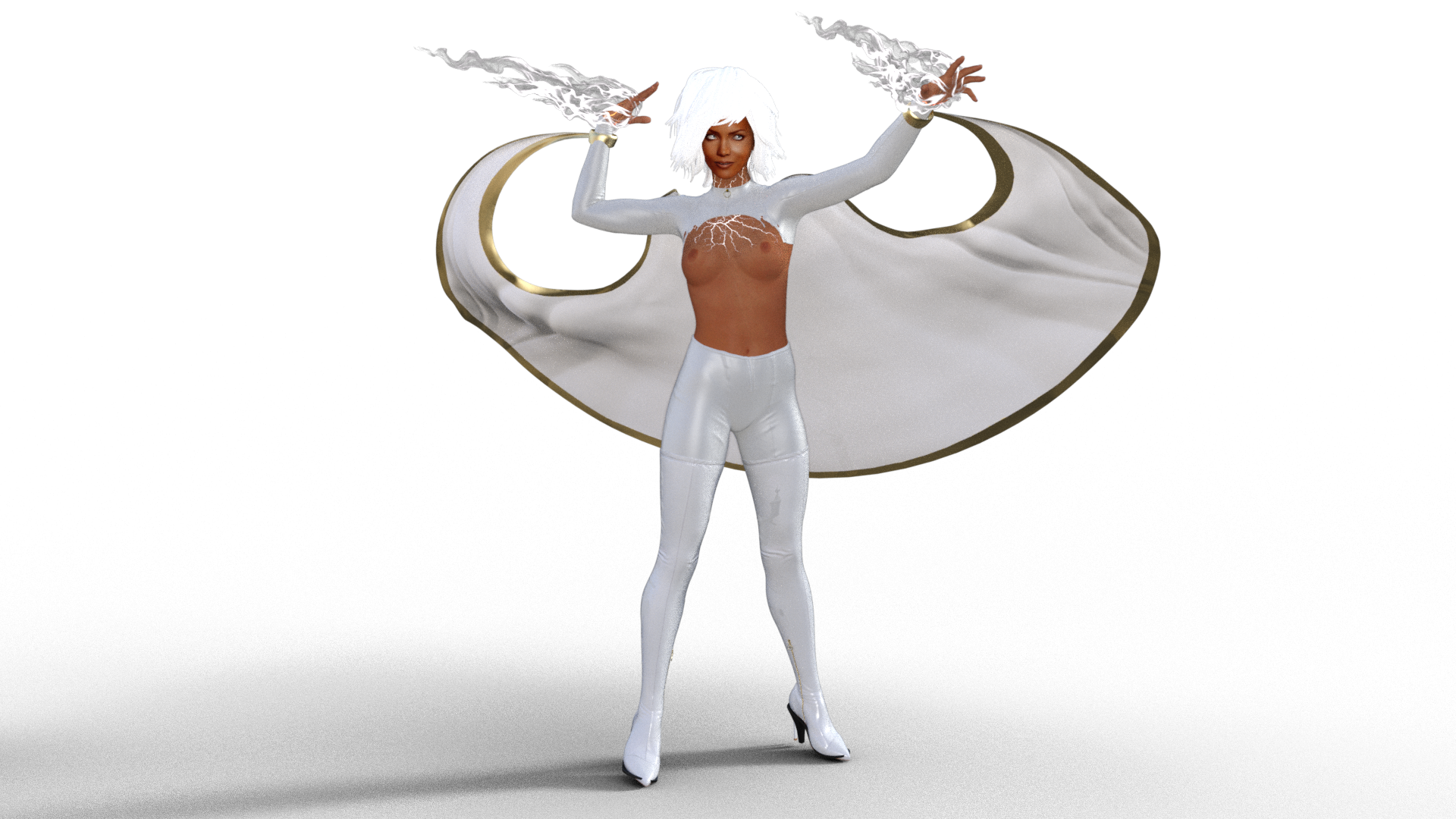 Download Stl File Storm X Men Halle Berry Sexy • 3d Printable Template ・ Cults