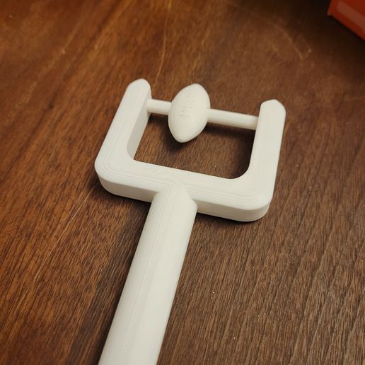 🏈 Football Rattle, noise maker. Fidget toy・Free STL File for ・Cults