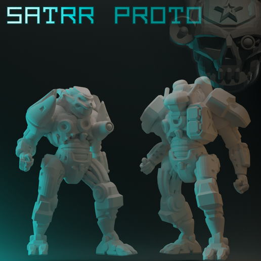 🦸 Satrr American Proto・ STL File for 3D printing・Cults