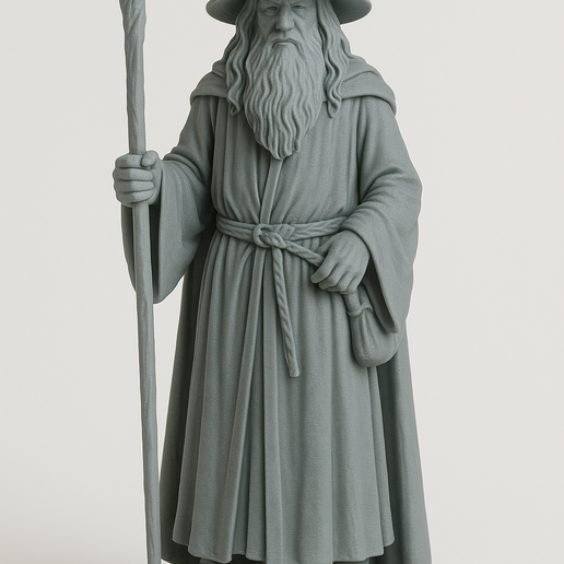 🧙‍♂️ Gandalf the Grey – Lord of the Rings Fan Art 3D Printable Figure ...