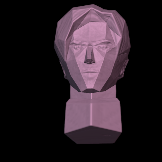 STL file Leon Scott Kennedy playstation 1 style. bust for 3d printing 🎮 ...