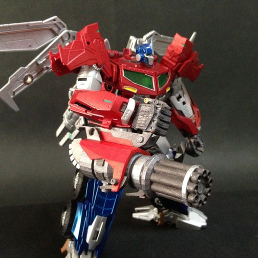 🔫 TF Prime BW Optimus Prime Gatling Gun・ STL File for 3D printing・Cults