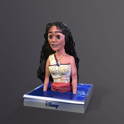 STL file VAIANA 🎬 ・Model to download and 3D print・Cults