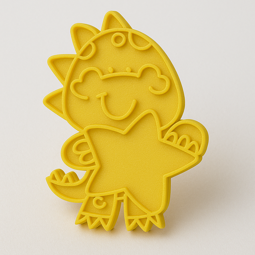🍽️ DINO_STAR・ STL File for 3D printing・Cults
