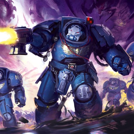 🛰 Space marines terminator multikit・ 3D File for 3D printing・Cults