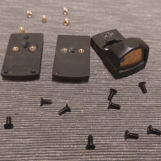 🔫 Airsoft 1911 RMR/Docter mount plate・ STL File for 3D printing・Cults