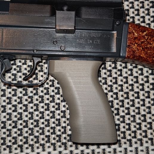 🔫 Vz 58 extendet pistol grip with gruves・ STL File for ・Cults