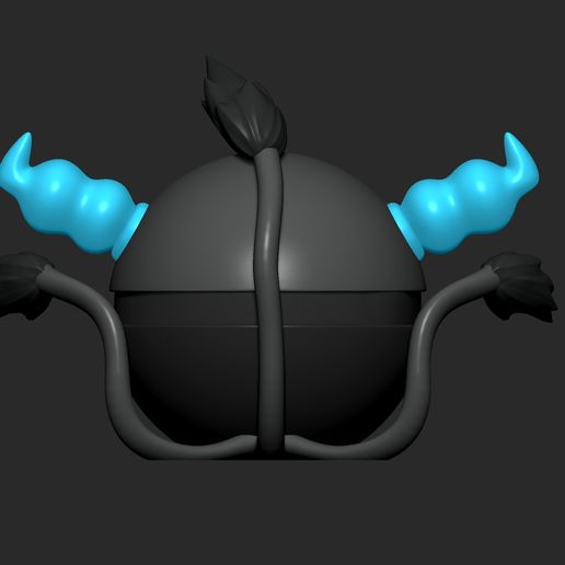 🐉 Pokemon Paldean Tauros Aqua Breed Pokeball・ STL File for ・Cults