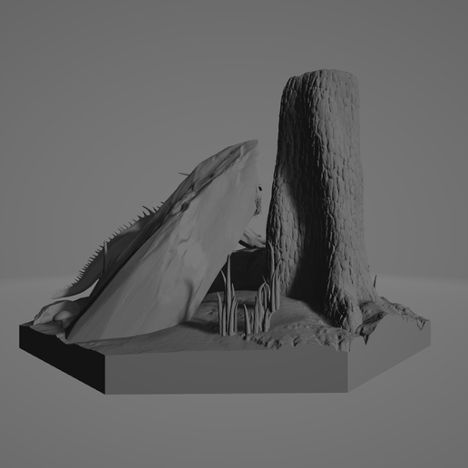 👹 MONSTER HUNTER GREAT JAGRAS FIGURE・ STL File for 3D printing・Cults