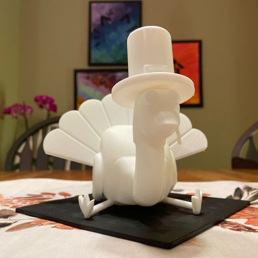 🦃 Turkey Model Decoration・ STL File for 3D printing・Cults