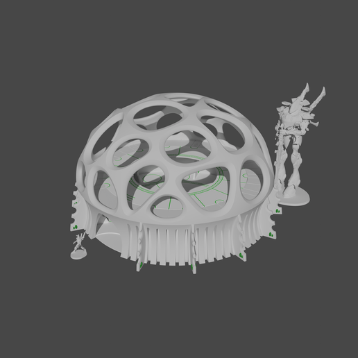 🧝 ELDAR WRAITHGUARD HALL・Free 3D File for 3D printing・Cults