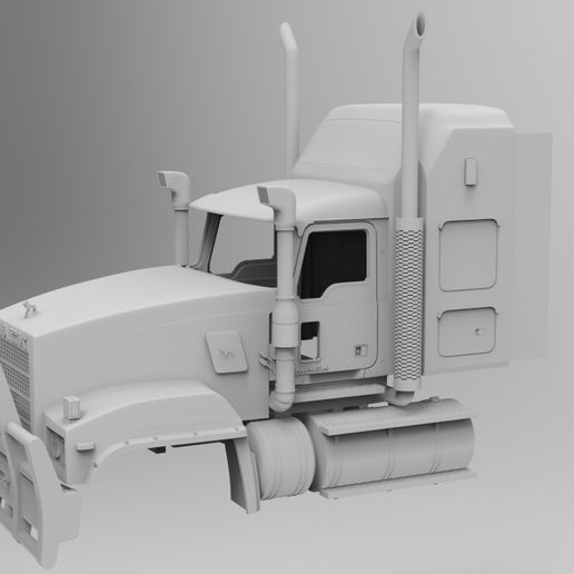 🚚 Mack Titan V8 1995 2006 cabs 1/32 scale・ STL File for ・Cults