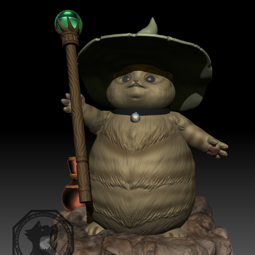 STL file the fat wyzard cat, master chonkus 🐱 ・3D print model to ...