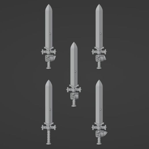 🗡️ SM Bladeguard Sword・Free STL File for ・Cults